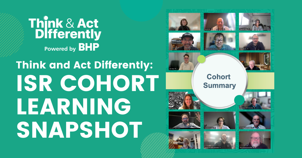 ISR Cohort Learning Snapshot | Unearthed